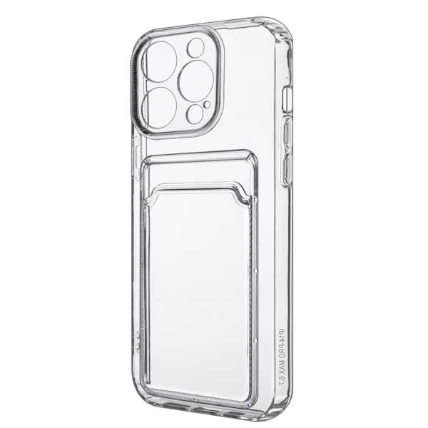 Чехол iPhone 14 Pro Max (6.7) Clear Card прозрачный