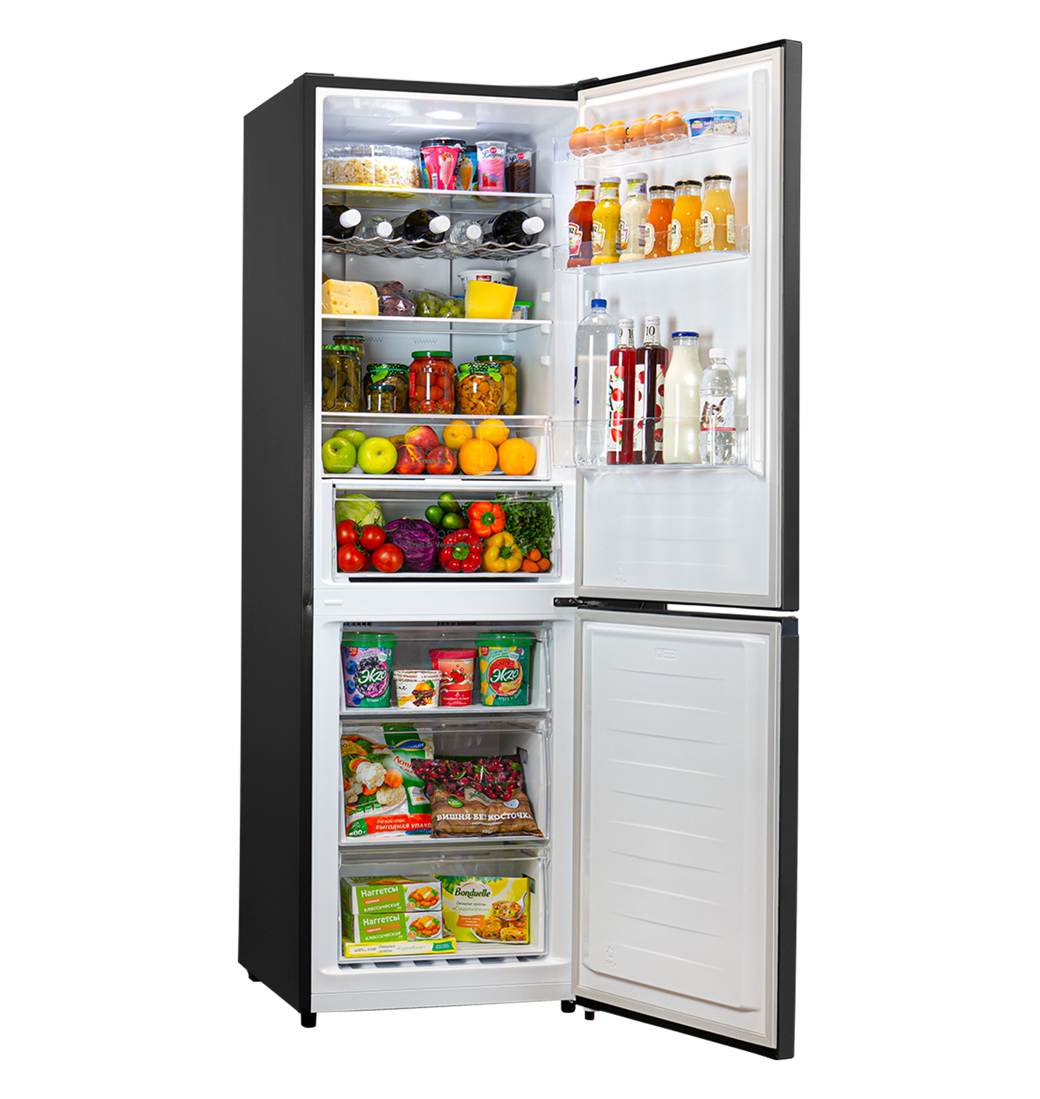 Холодильник LEX LEX RFS 203 NF черный