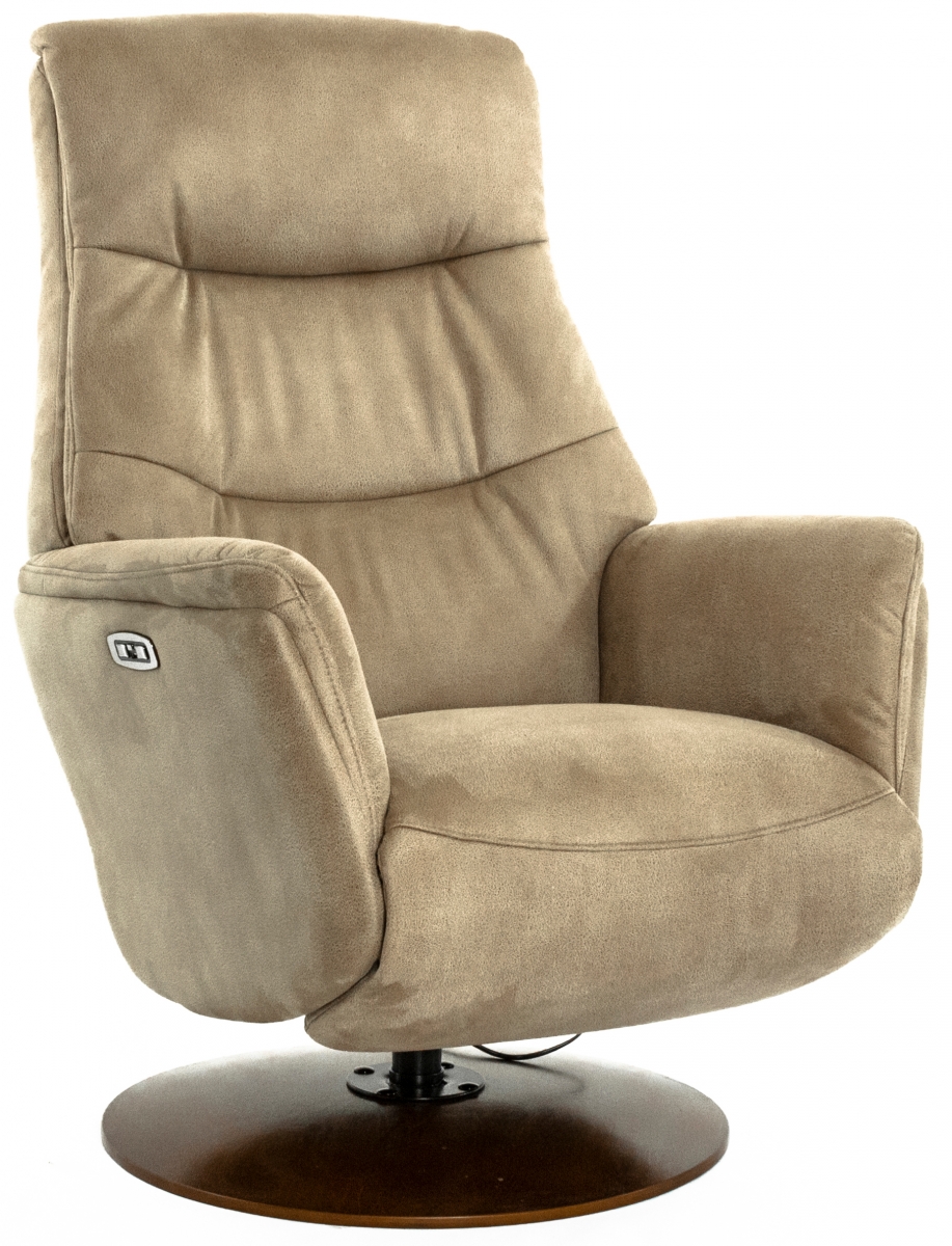 Кресло электрореклайнер Falto Relax Zero Electro ZERO-4106 - бронзовое (нубук)