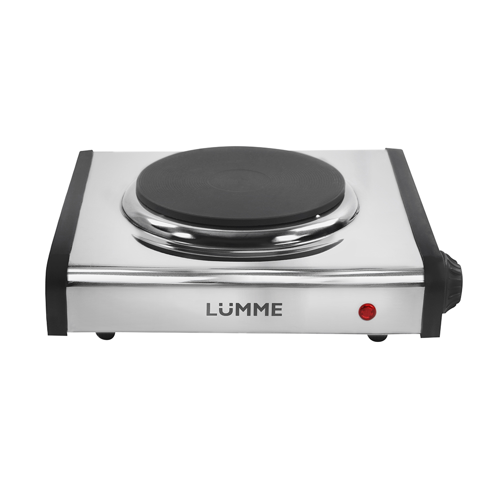 Настольная электрическая плитка LUMME LU-3637 серебристая, черная