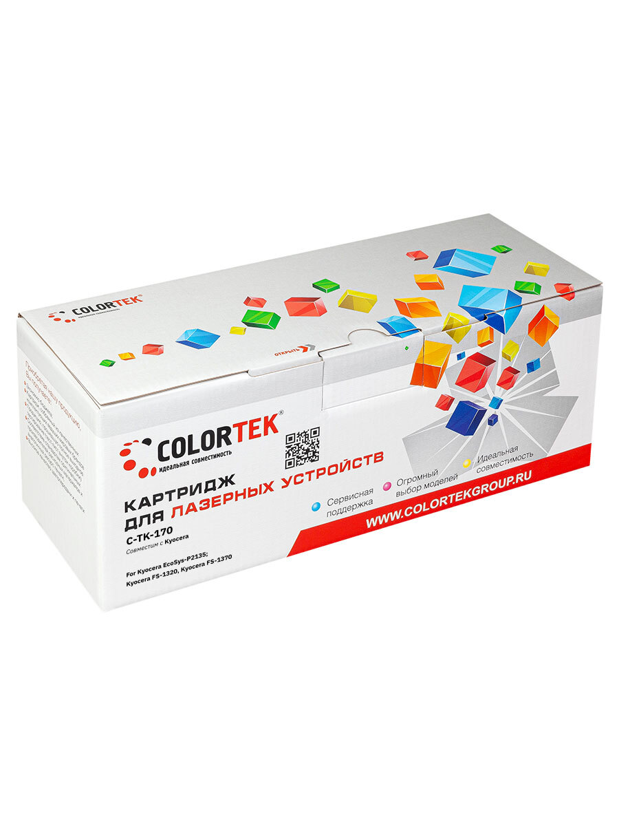 Картридж для лазерного принтера Colortek (25375) черный, совместимый