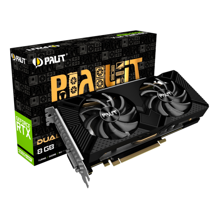 Видеокарта Palit NVIDIA RTX2060SUPER DUAL (NE6206S018P2-1160A-1)