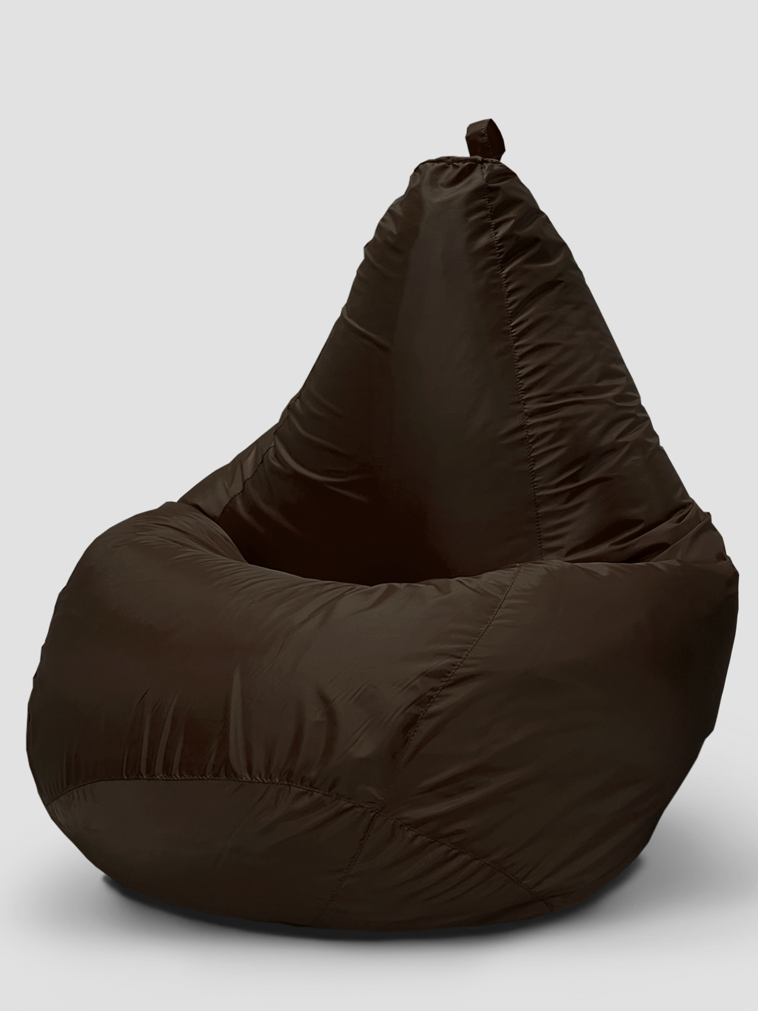 Кресло-мешок ONPUFF пуфик груша, размер XXXXL, коричневый оксфорд