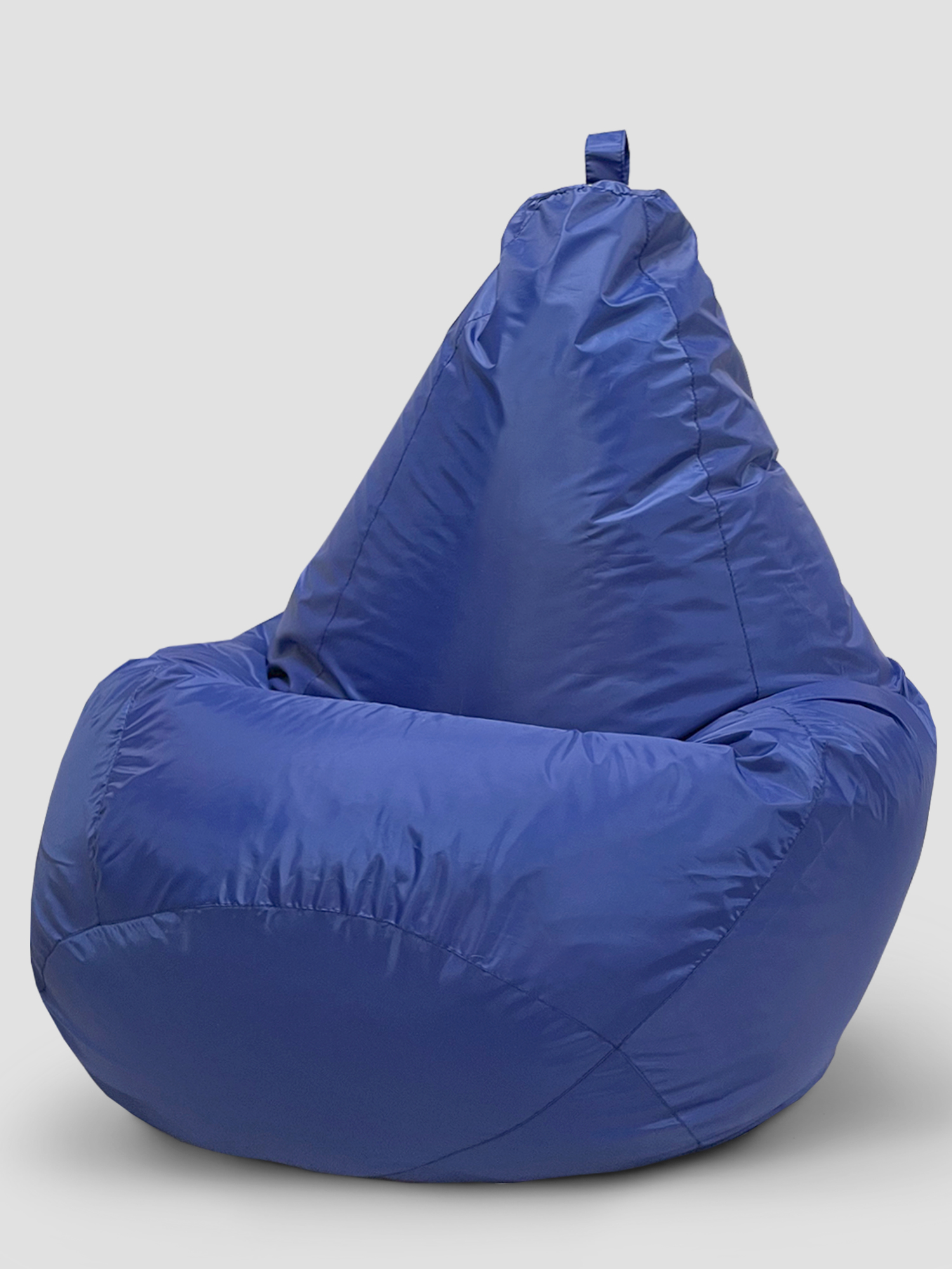 Кресло-мешок ONPUFF пуфик груша, размер XXXXL, синий оксфорд