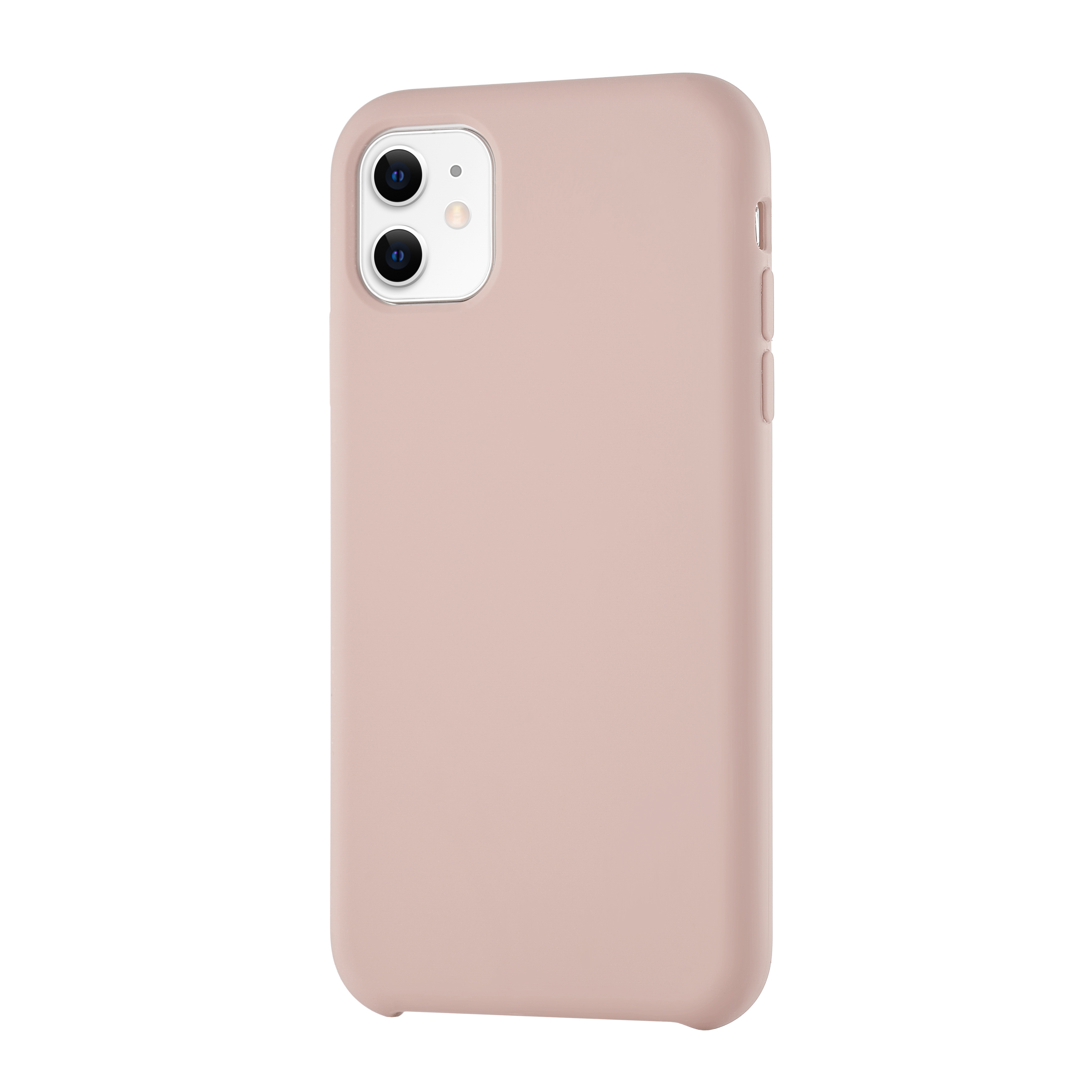 Чехол uBear для iPhone 11, силикон soft touch, розовый