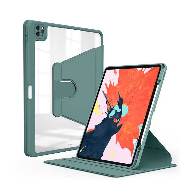 Чехол для планшета Wiwu Waltz Rotative iPad Case 10.9" & 11" (2020/2021) Dark Green