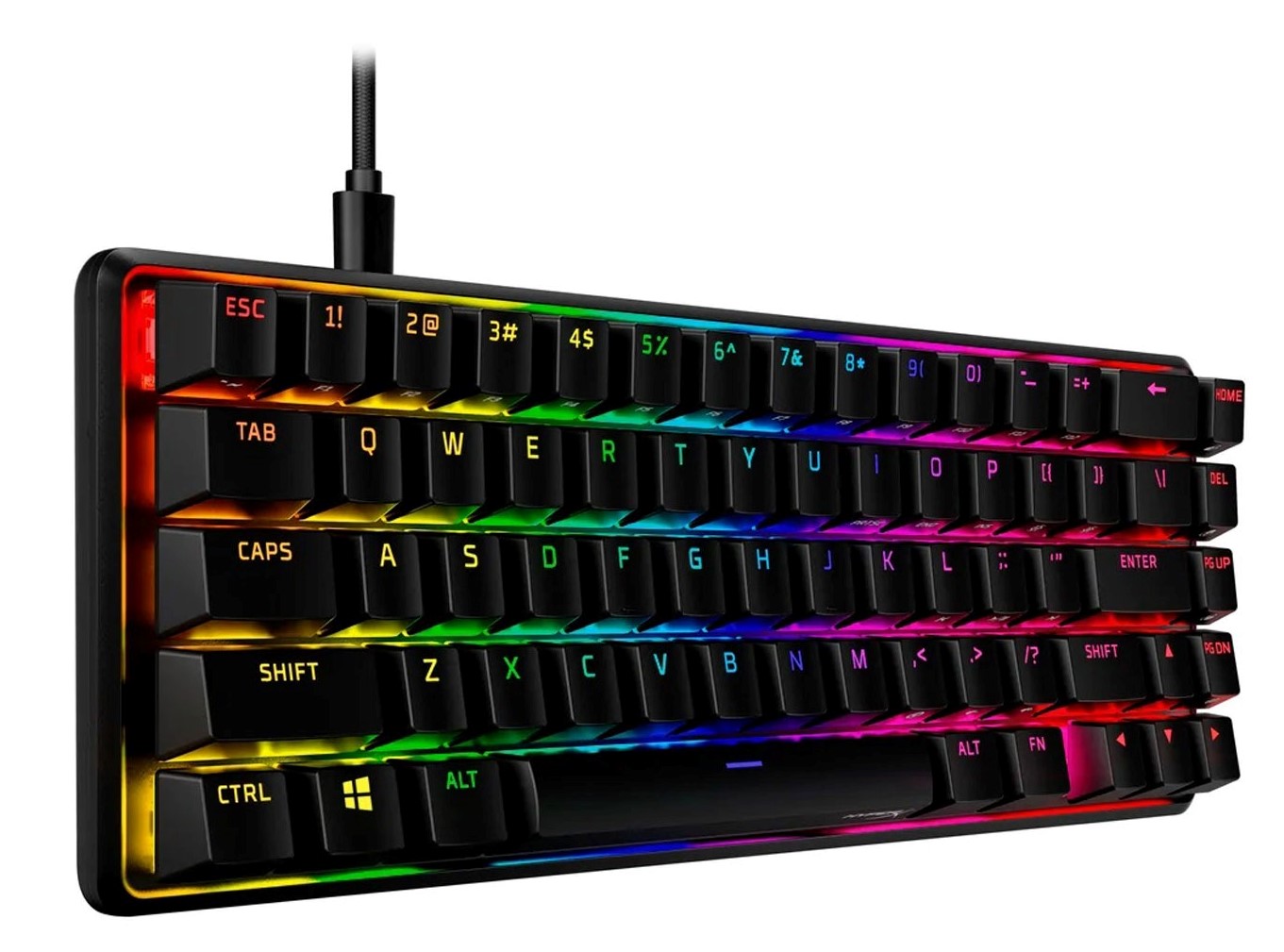 Проводная игровая клавиатура HyperX Alloy Origins 65 Black (4P5D6AA#ABA)