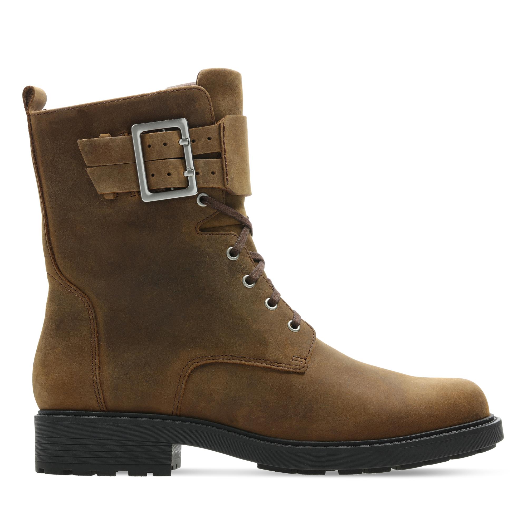 Ботинки женские Clarks коричневые 37 EU