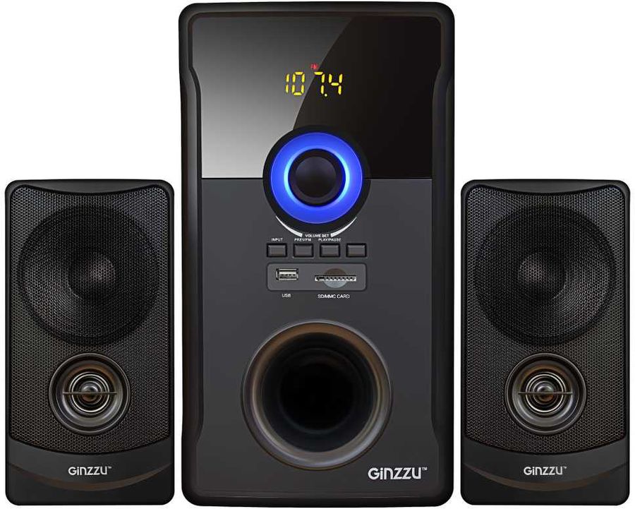 Колонки компьютерные Ginzzu GM-426 Black