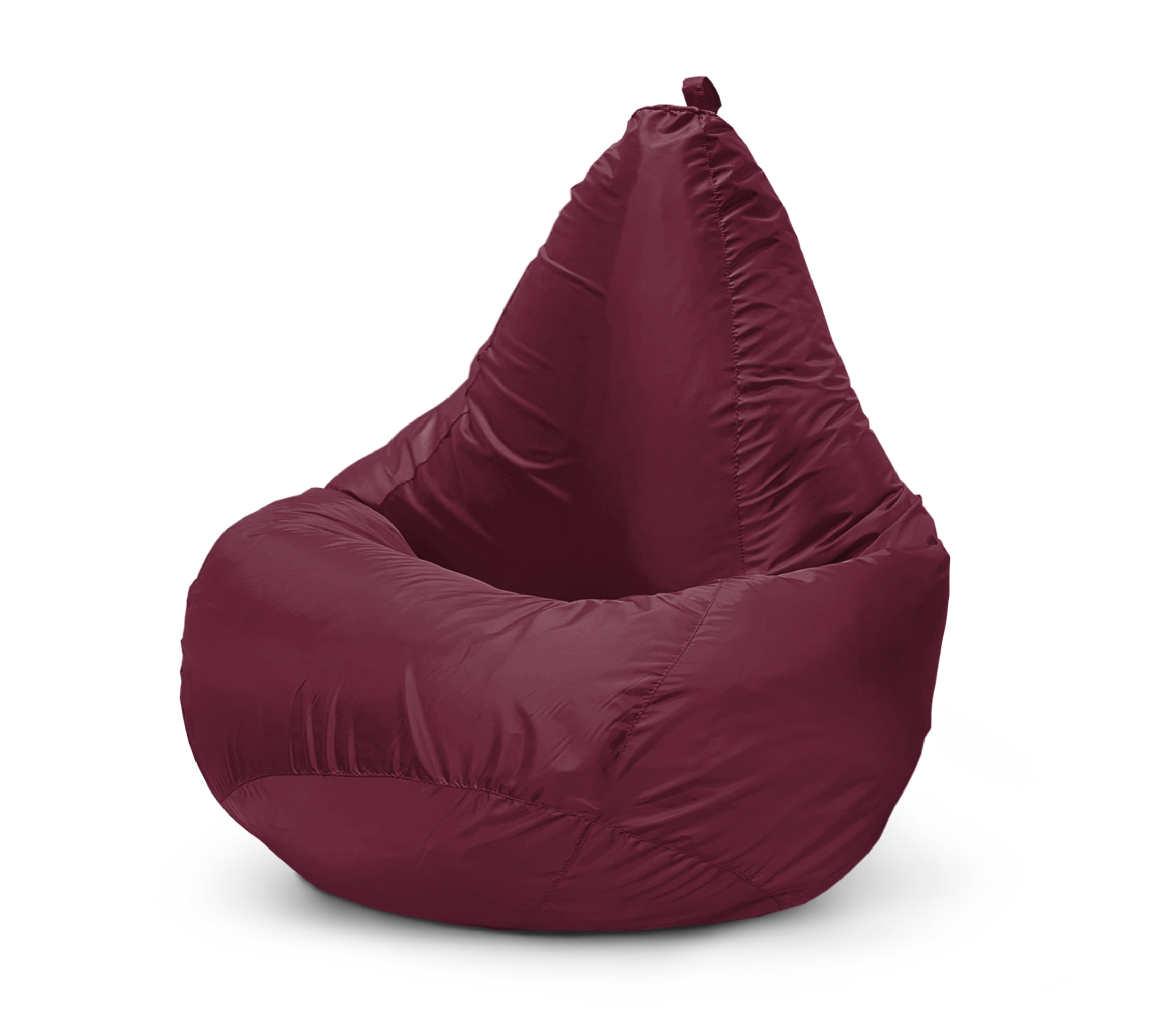 Кресло-мешок ONPUFF пуфик груша, размер XL, бордовый оксфорд