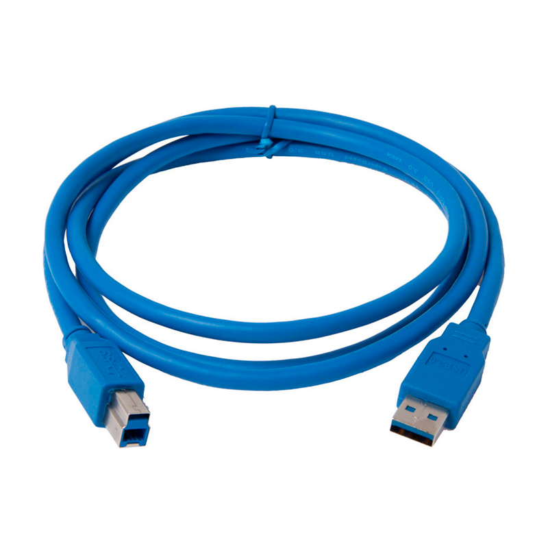 Кабель NoBrand USB 3.0 A(m)-USB 3.0 B (m), 1.5м, Blue