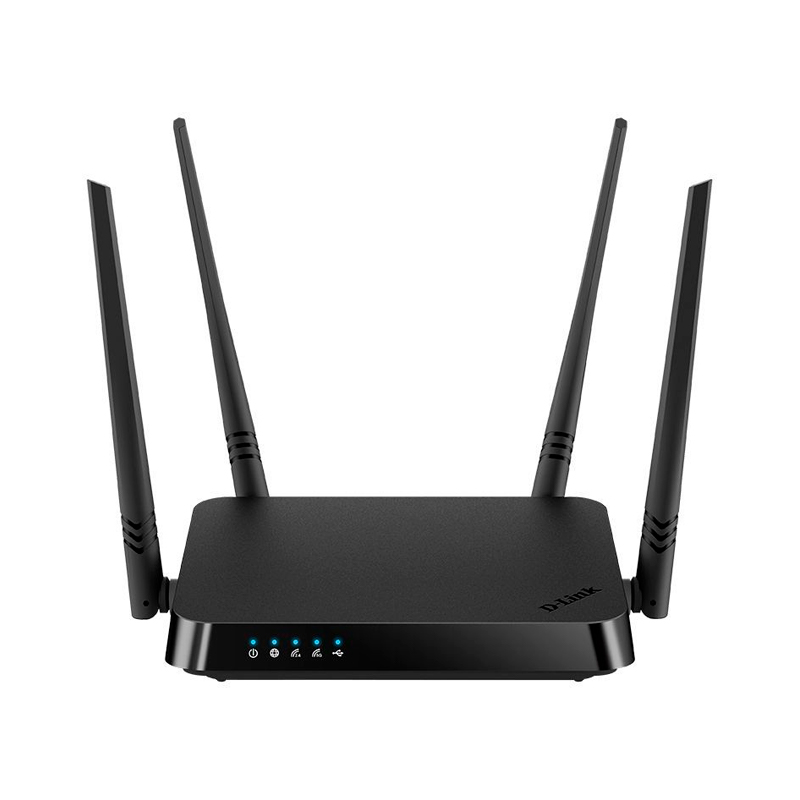 Wi-Fi роутер D-Link DIR-825/RU/I1A Black