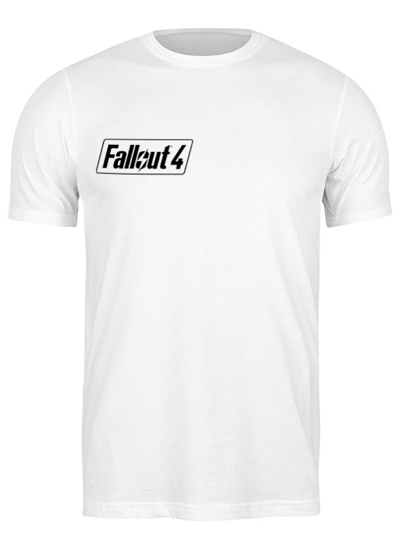 Футболка мужская Printio Fallout 4 logo белая XL