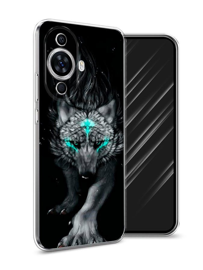 Чехол Awog на Huawei Nova 11 "Волшебный волк"