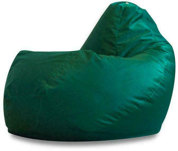Кресло-мешок Dream Груша XL Фьюжн Зелёное