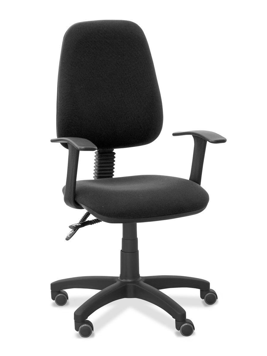 Компьютерное и офисное кресло Юнитекс Эльза Т Сетка/Ткань, черный