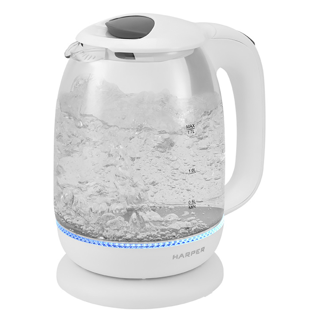 Чайник электрический Harper HWK-GM02 1.7 л белый