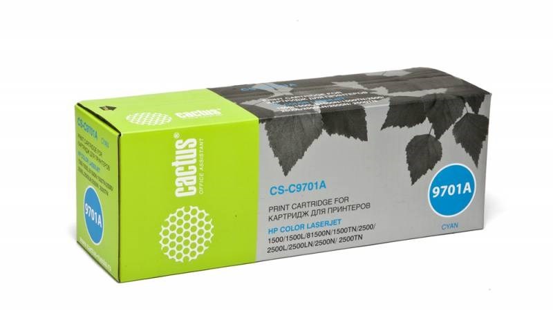 Картридж для лазерного принтера CACTUS CS-C9701AR Blue, совместимый