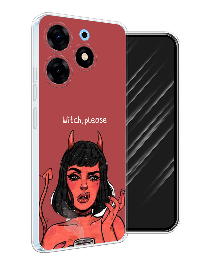 Чехол Awog на Tecno Spark 10 Pro "Evil Girl"