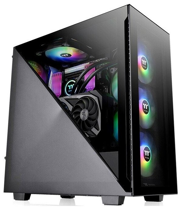 Корпус компьютерный Thermaltake Divider 300 TG ARGB (CA-1S2-00M1WN-01) Black