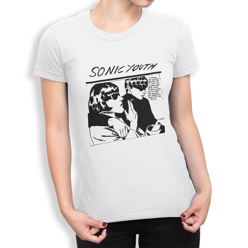 Футболка женская Dream Shirts Sonic Youth 1000408-1 белая 3XL