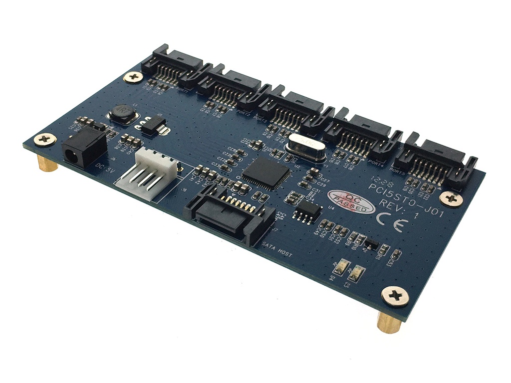 Контроллер Espada  SATA 1 port to 5 port Multiplier Card PL-ADP-22-01