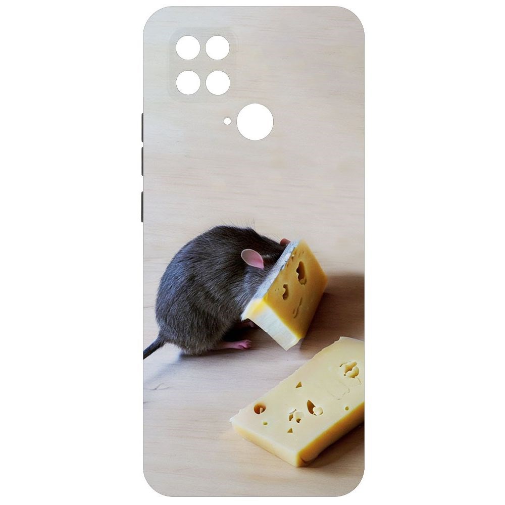 Чехол-накладка Софт Мышь и сыр для Poco C40