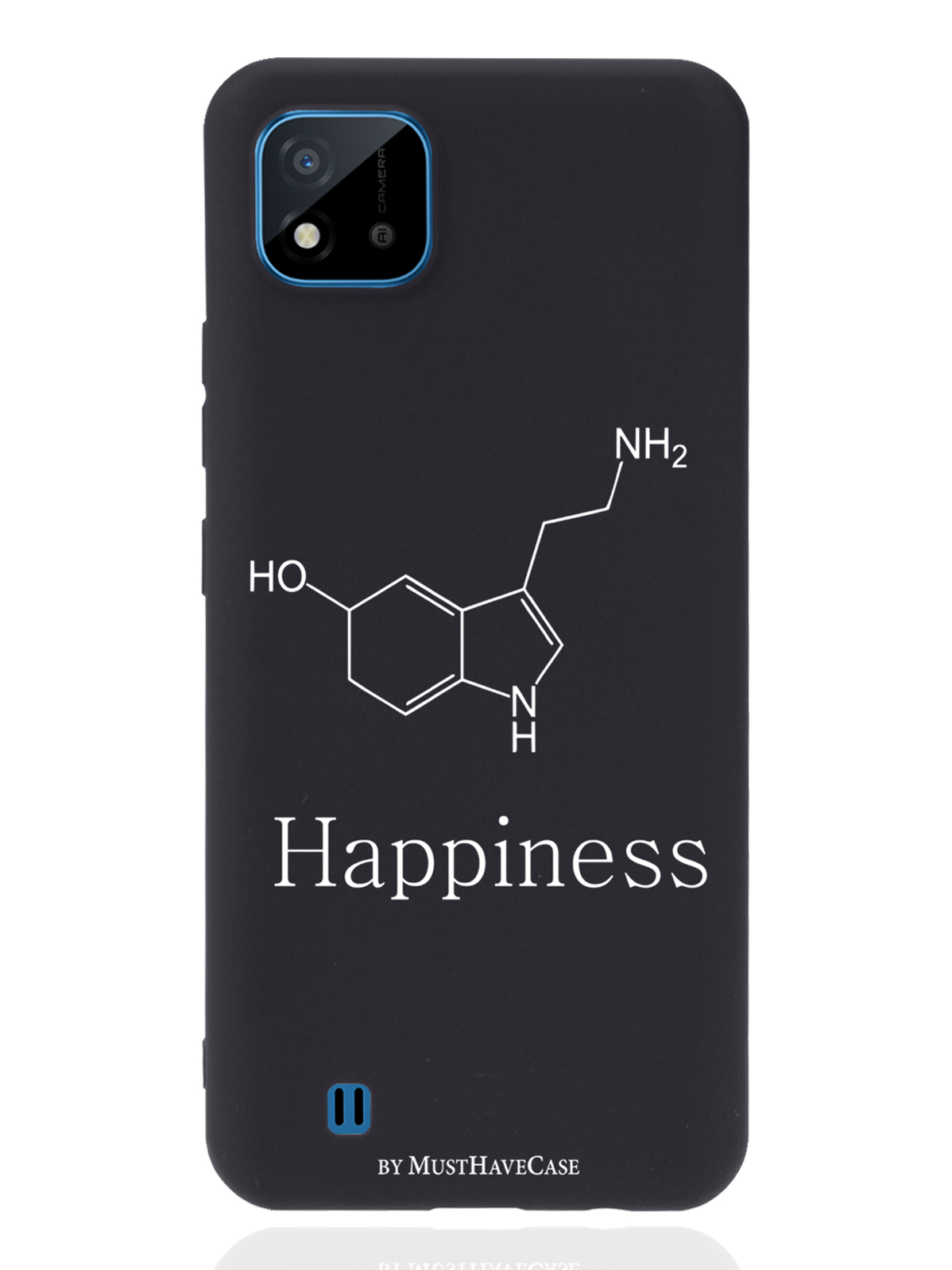 Чехол MustHaveCase для realme C11 (2021) Молекула счастья черный