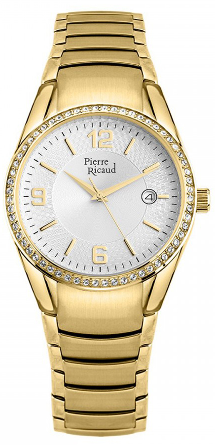 Наручные часы женские Pierre Ricaud P21032.1153QZ золотистые