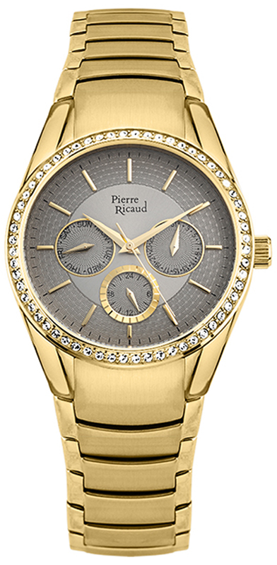 Наручные часы женские Pierre Ricaud P21032.1117QFZ золотистые