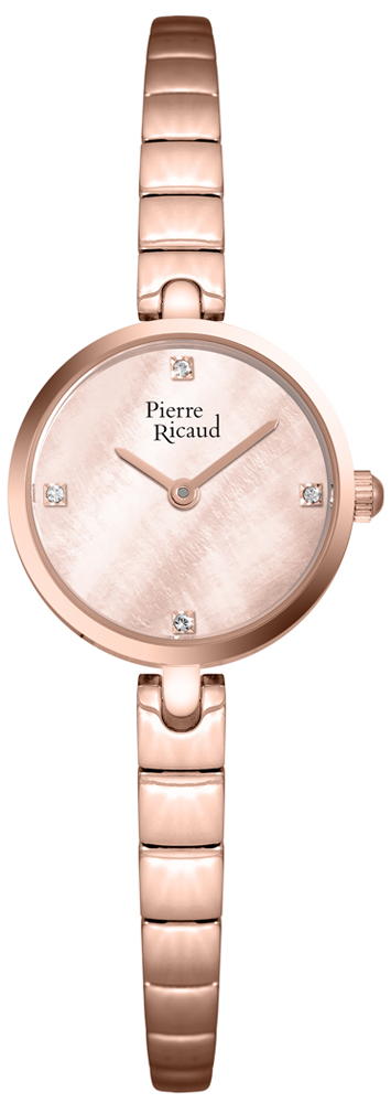Наручные часы женские Pierre Ricaud P21035.914LQ золотистые