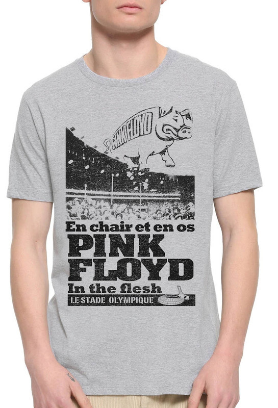 Футболка мужская DreamShirts Studio Pink Floyd 633-pinkfloyd-2 серая S