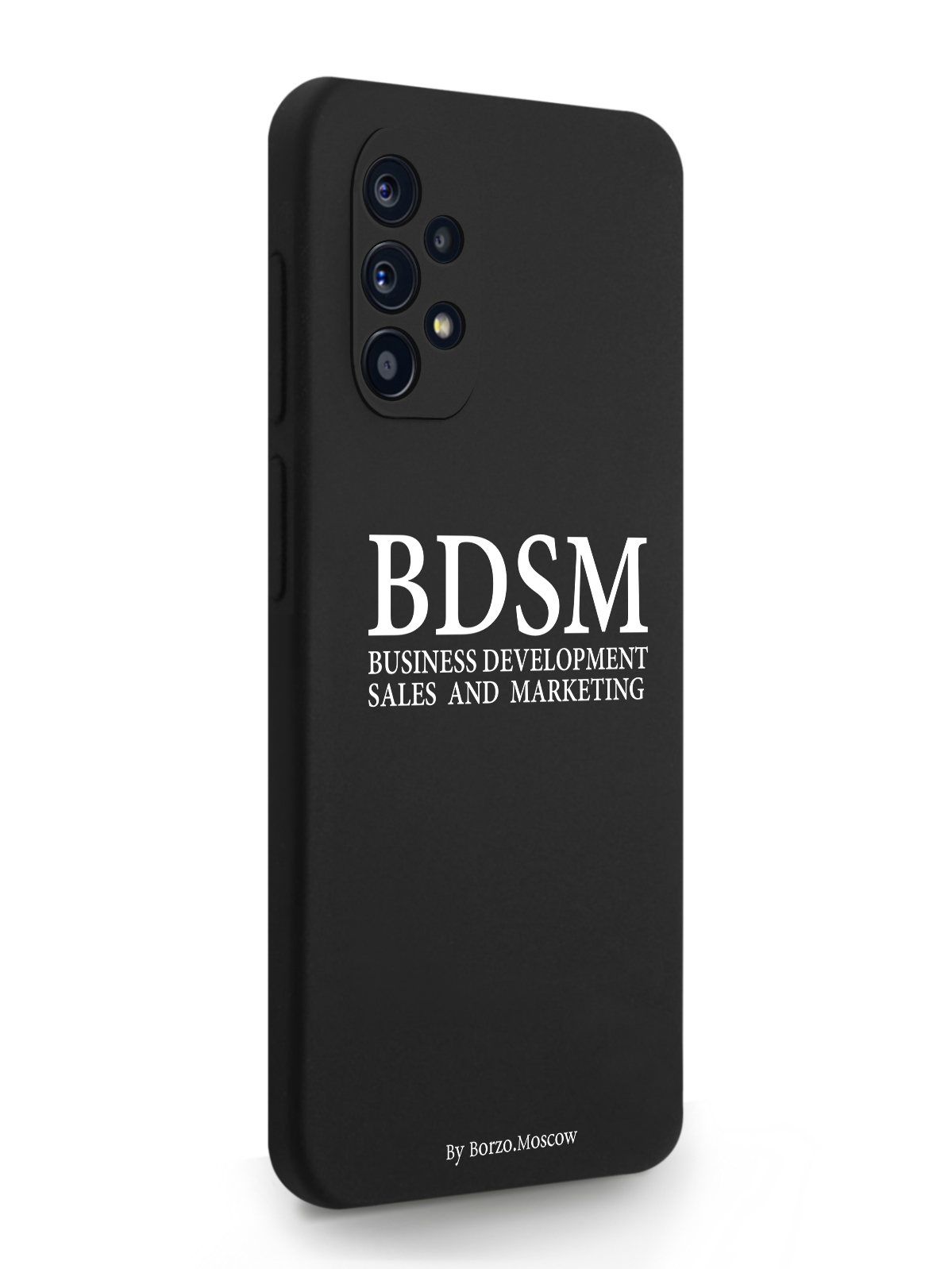 Чехол Borzo.Moscow для Samsung Galaxy A32 BDSM черный