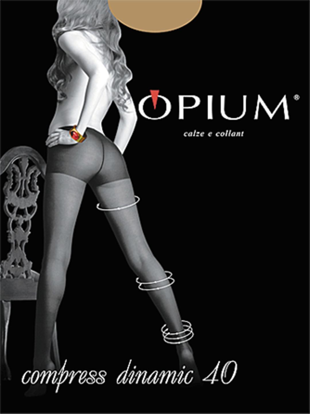 Колготки женские Opium бежевые 4