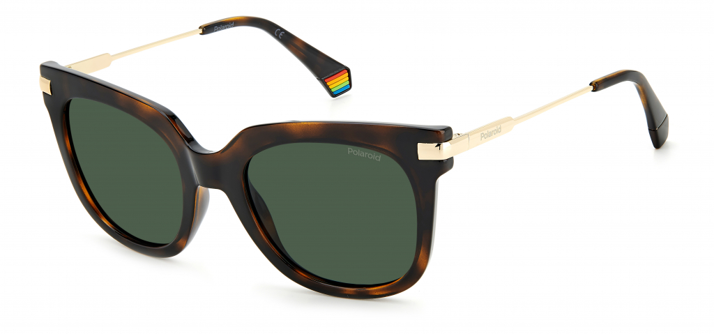 Солнцезащитные очки женские Polaroid PLD 6180/S зеленые