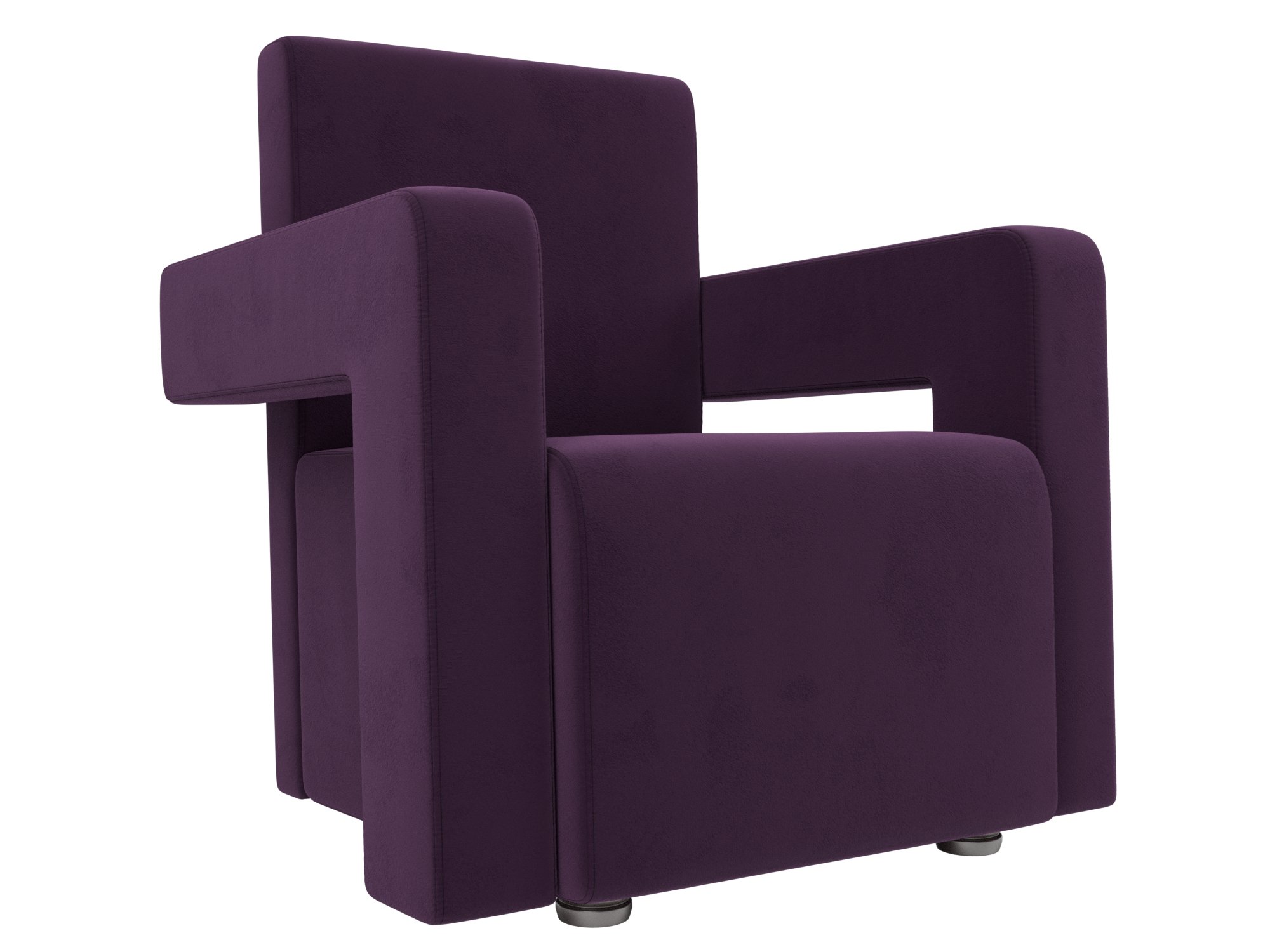 Кресло Рамос велюр фиолетовый