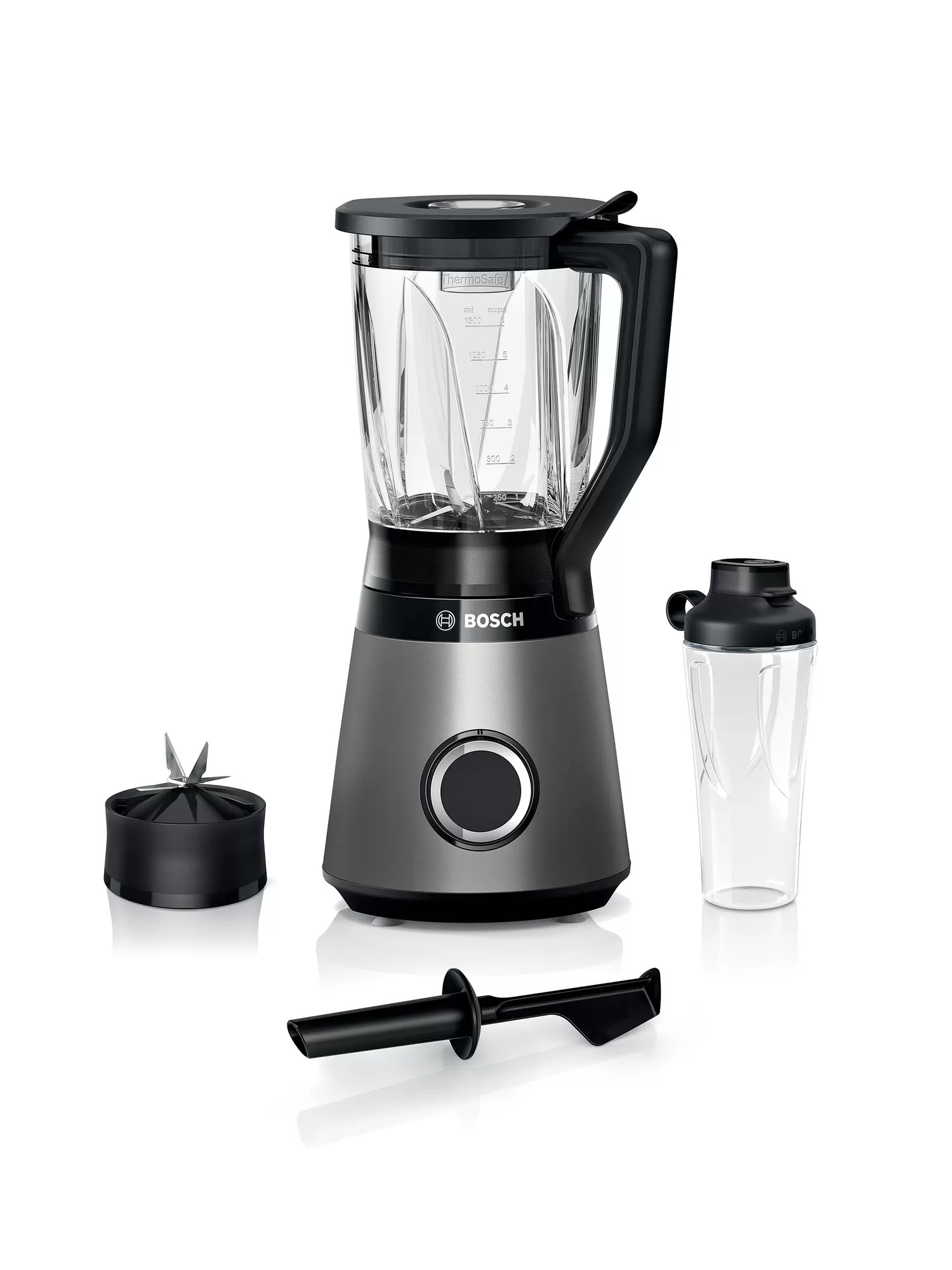 Блендер Bosch MMB6174S Silver/Black
