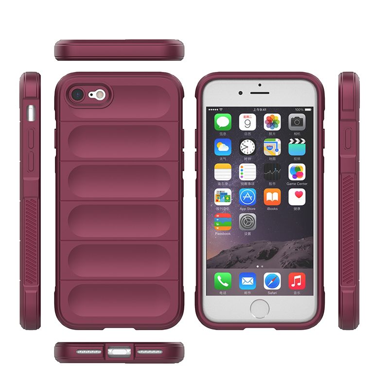 Чехол Flexible Case для iPhone 7 / 8 бордовый