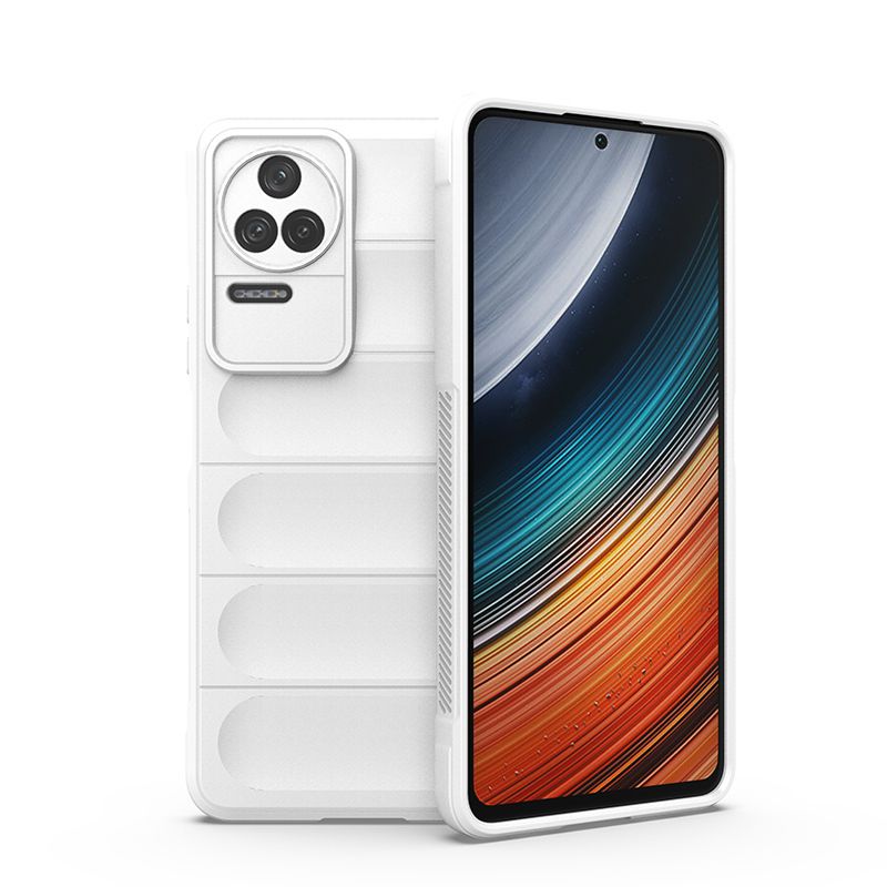 Чехол Flexible Case для Xiaomi Poco F4 белый