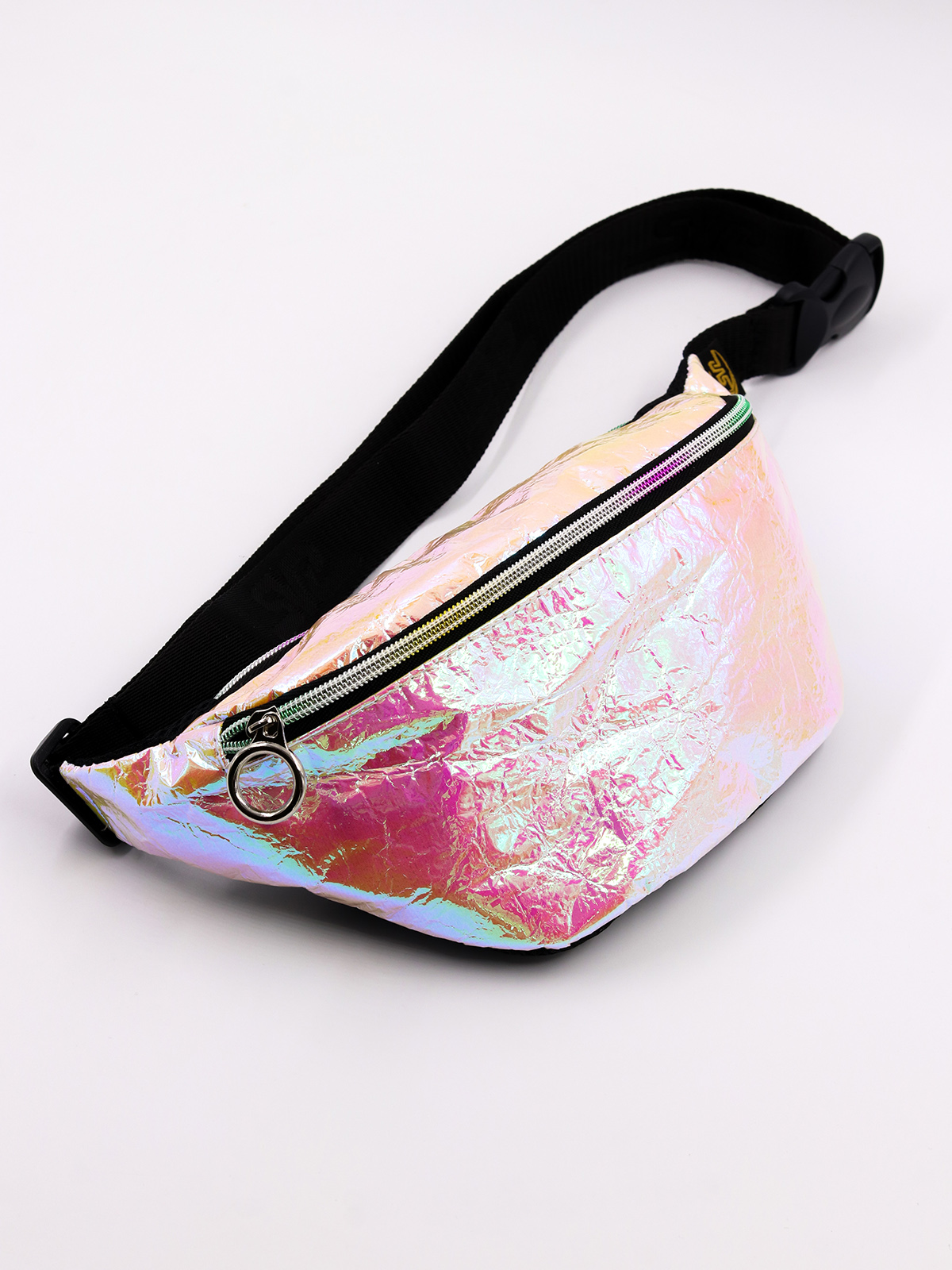 Поясная сумка женская Вольный Ветер 1669-1, розовый перламутр