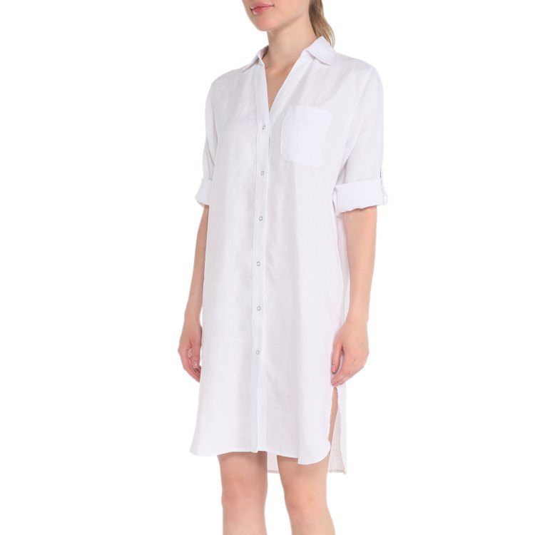 Платье женское Maison David MLY2118 белое 2XS