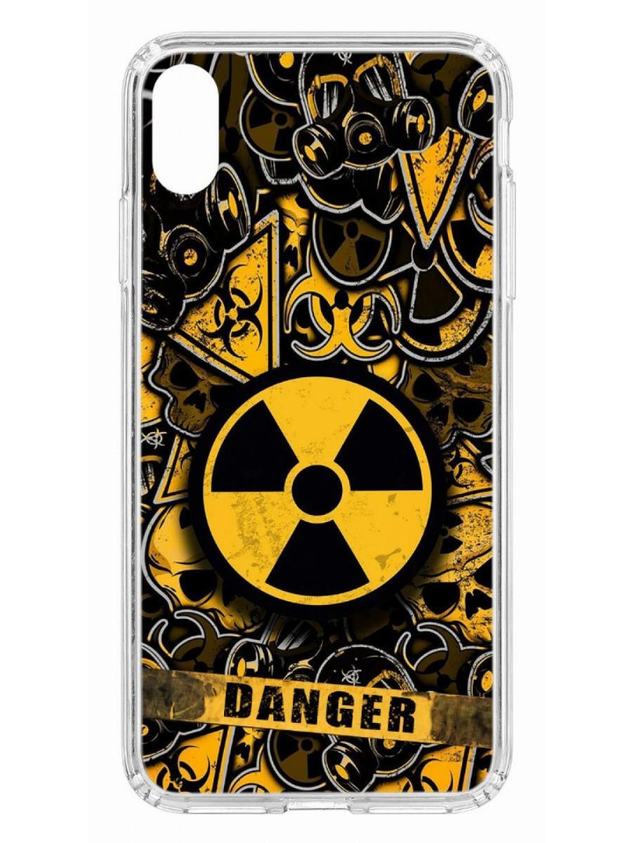Чехол на Apple iPhone XS Max Kruche Print Danger