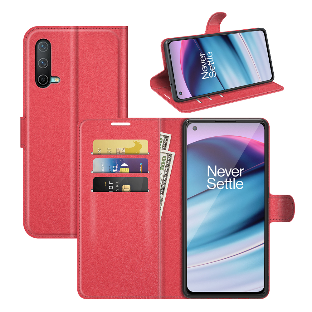 Чехол-книжка PRESTIGE с функцией подставки для OnePlus Nord CE 5G (красный)