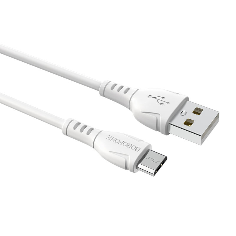 Дата-кабель BOROFONE BX51 Triumph USB - micro USB 1 м, белый