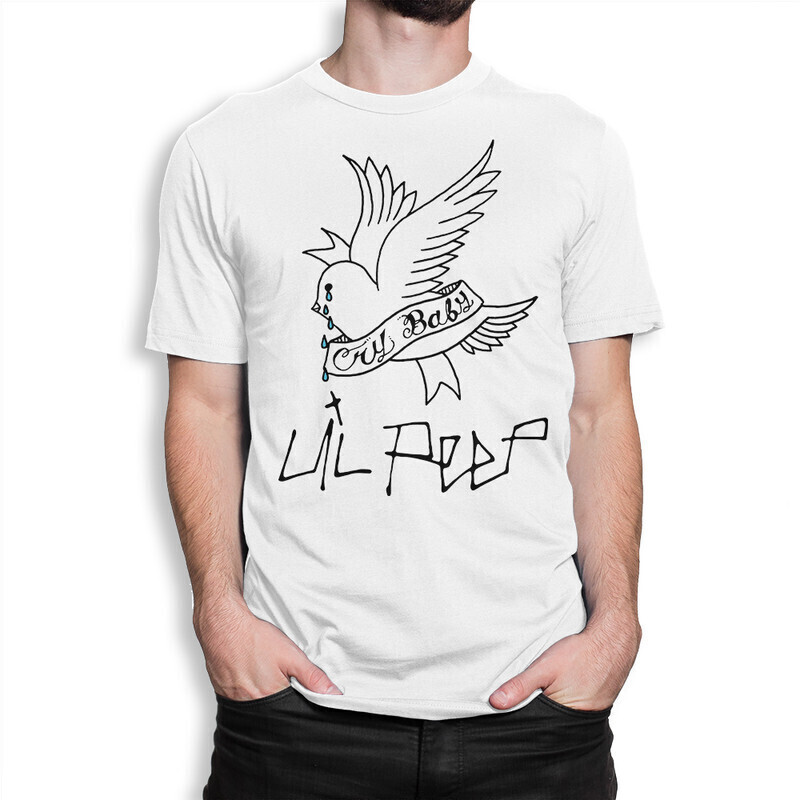 Футболка мужская Dream Shirts Lil Peep - Лил Пип 1000522-2 белая 3XL