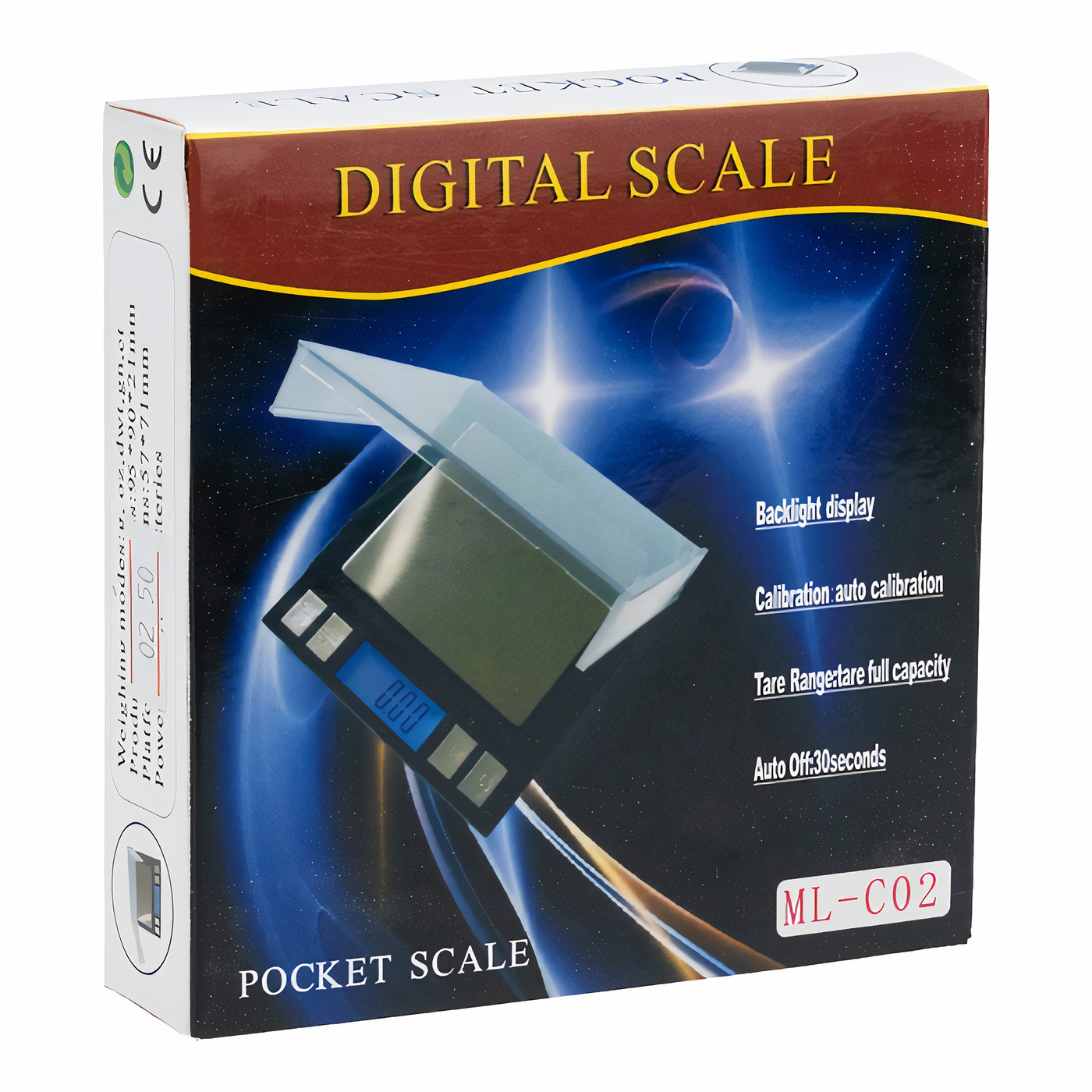 Весы кухонные Pocket scale ML- С02 Black