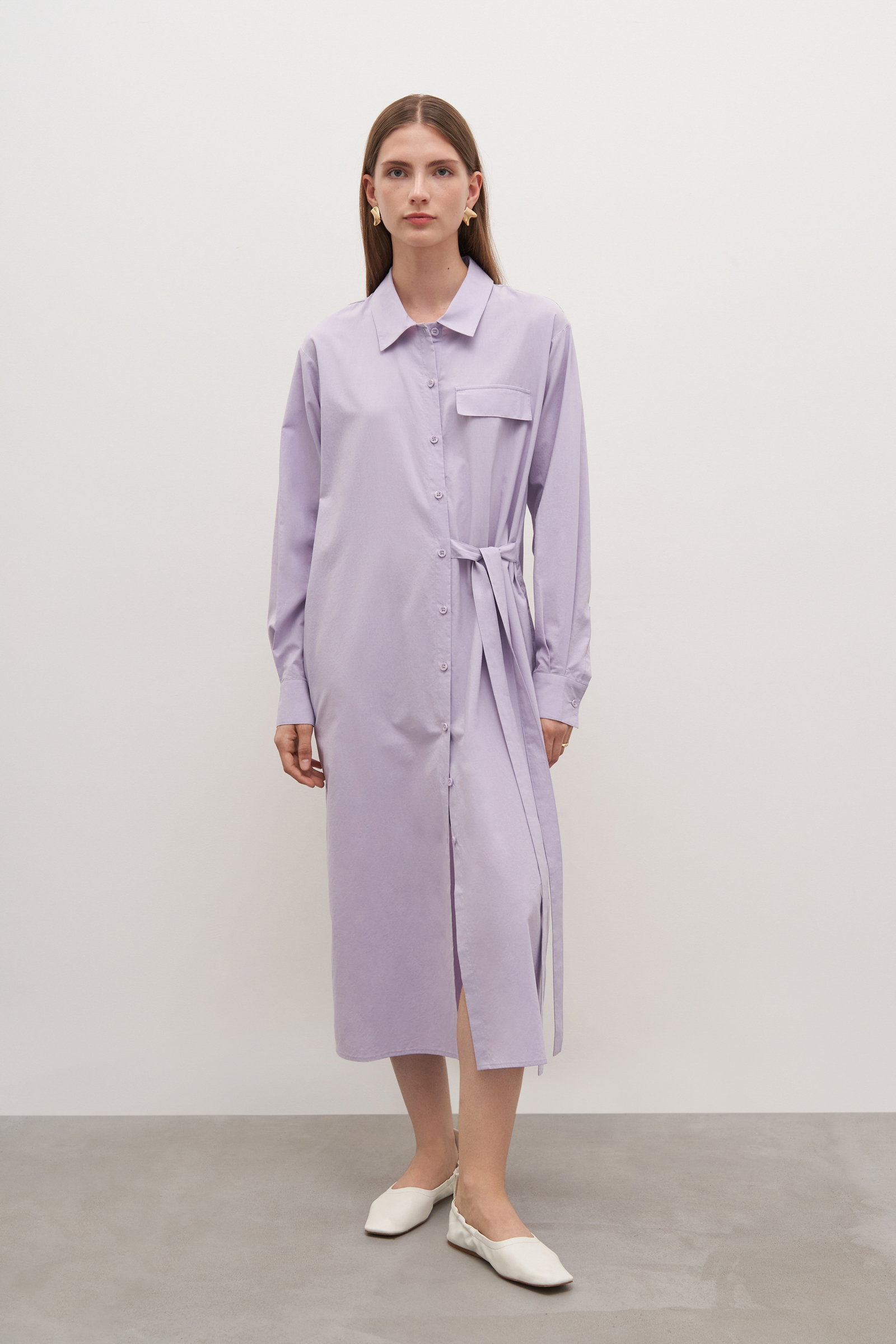 Платье женское Finn Flare FAD110165 фиолетовое XS