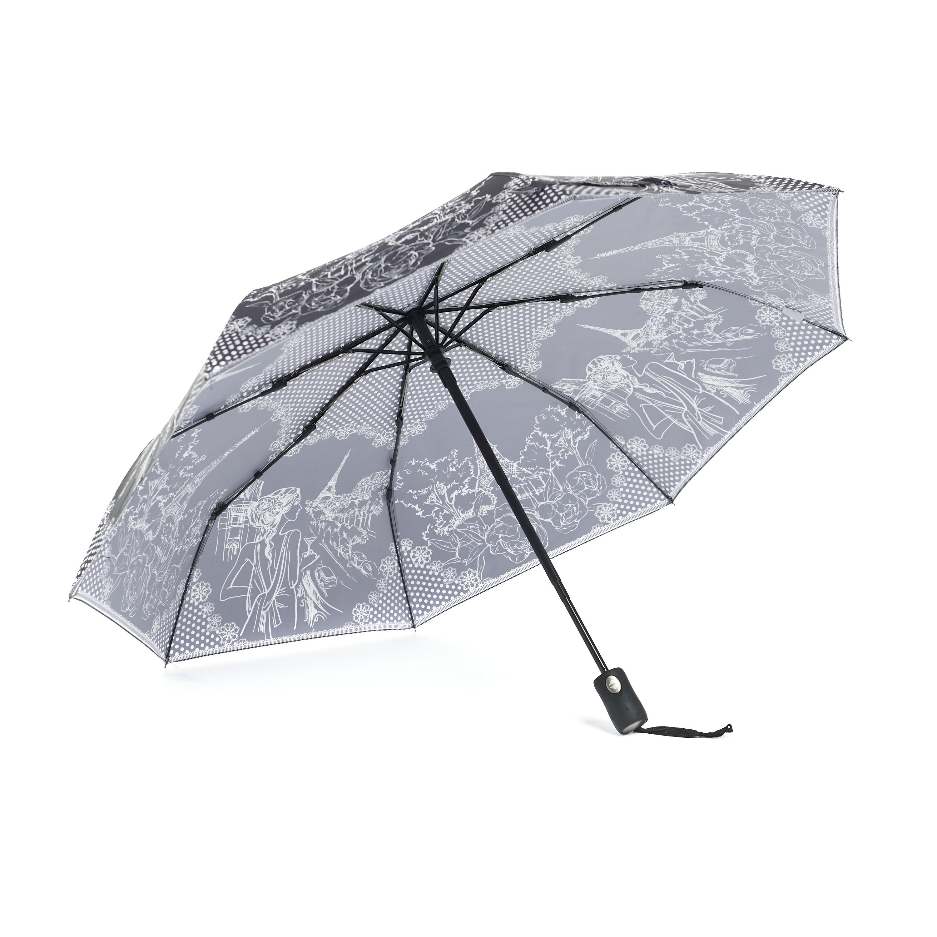 Зонт женский Raindrops RD0573884 черная башня