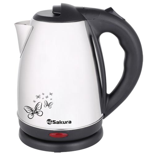 Чайник электрический SAKURA SA-2135S 1.8 л Black, Silver
