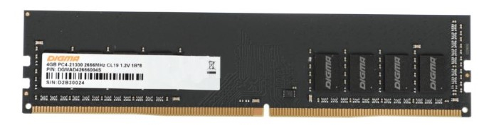 Оперативная память DIGMA DGMAD42666004S (DGMAD42666004S), DDR4 1x4Gb, 2666MHz